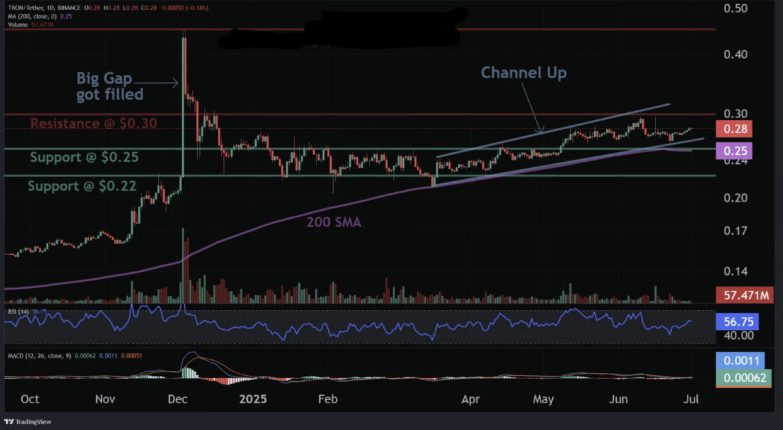 TRON (TRX) Stays Upbeat, But the Real Test Is Just Ahead – BlockNews