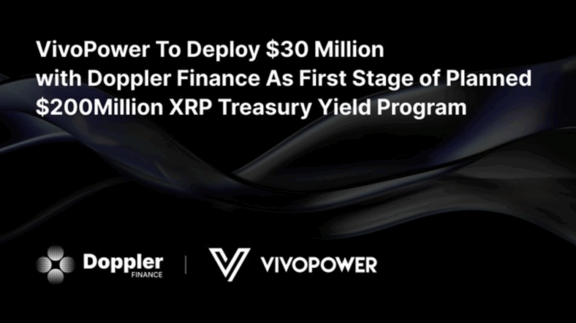 VivoPower Bets Big on XRP Treasury Strategy with Doppler Finance