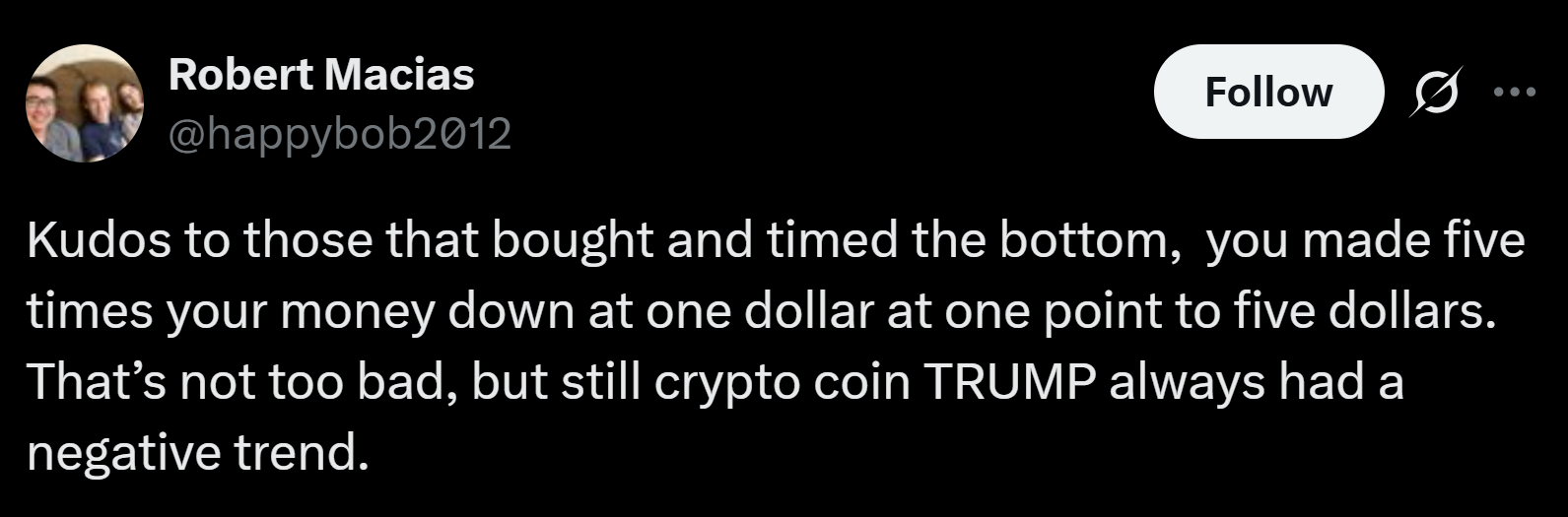 Trump Coin Crashes Out of Top 100 — Is the Hype Finally Over? Here Is ...