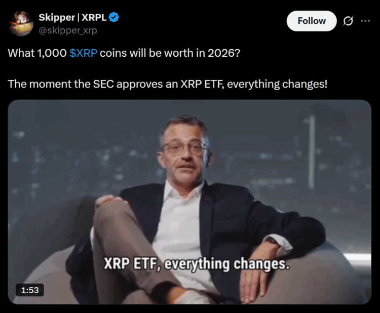 XRP ETF Approval Could Multiply 1000 XRP Value by 2026 — Here Is How ...