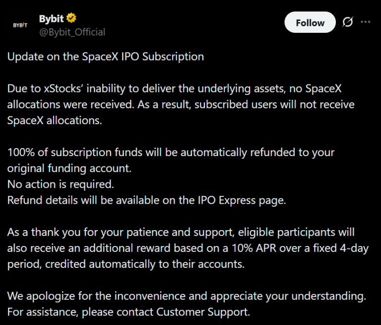 SpaceX Tokenized IPO Falls Apart on Major Exchanges – Here Is Why ...