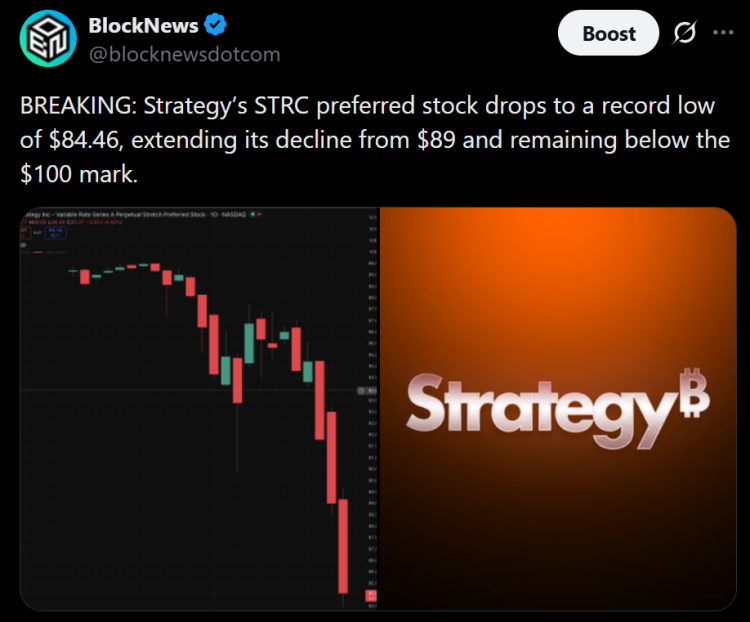 Strategy’s Bitcoin Income Stock Faces Pressure – Here Is Why Some ...